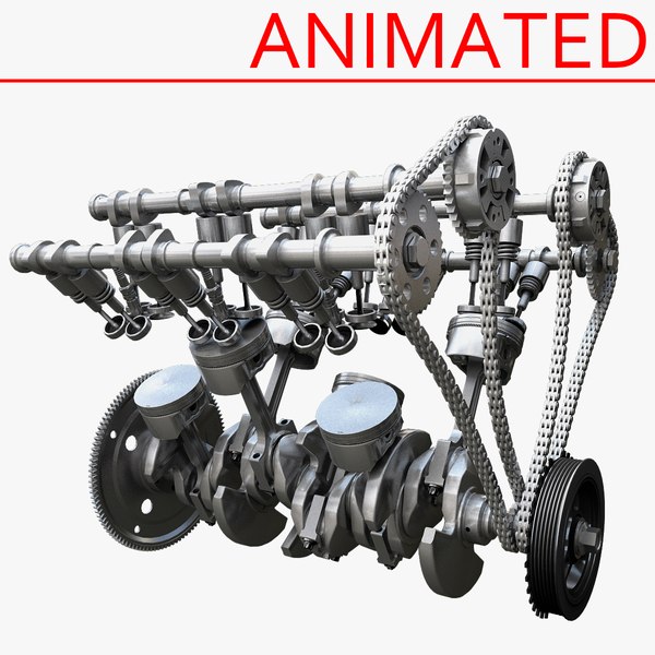 V6 engine model and piston animation 3D 모델 - TurboSquid 1980730