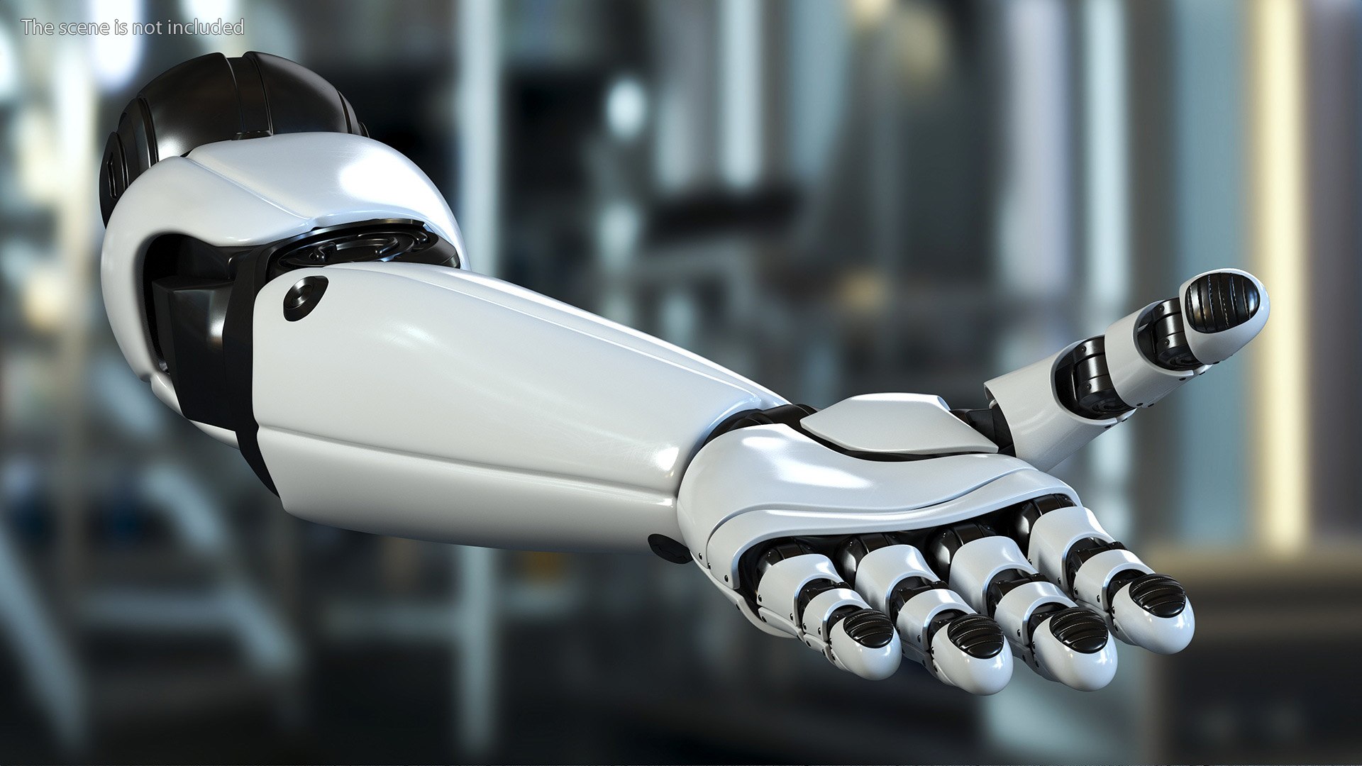 3D Sci Fi Robot Arm Rigged For Cinema 4D - TurboSquid 2222382