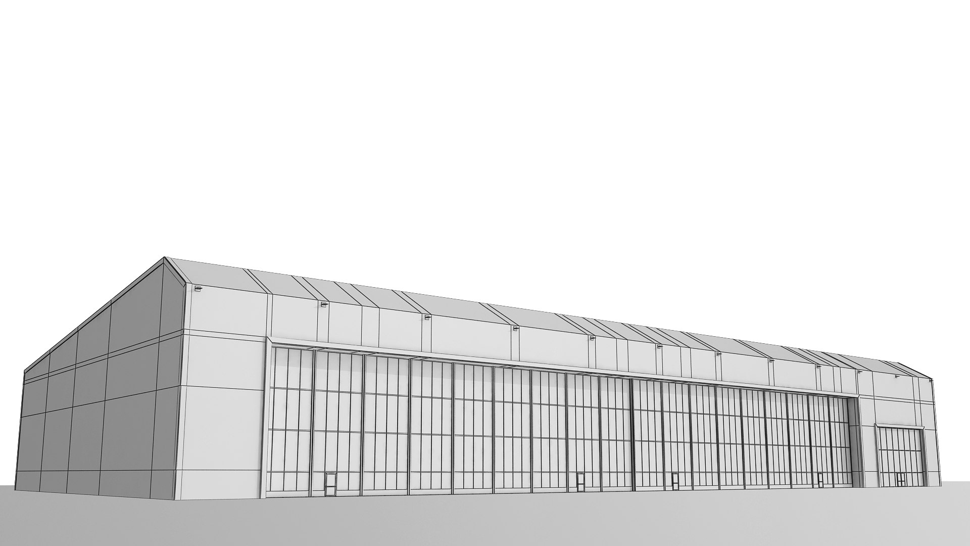 Airport Hangar Warehouse 3D Model - TurboSquid 2014317