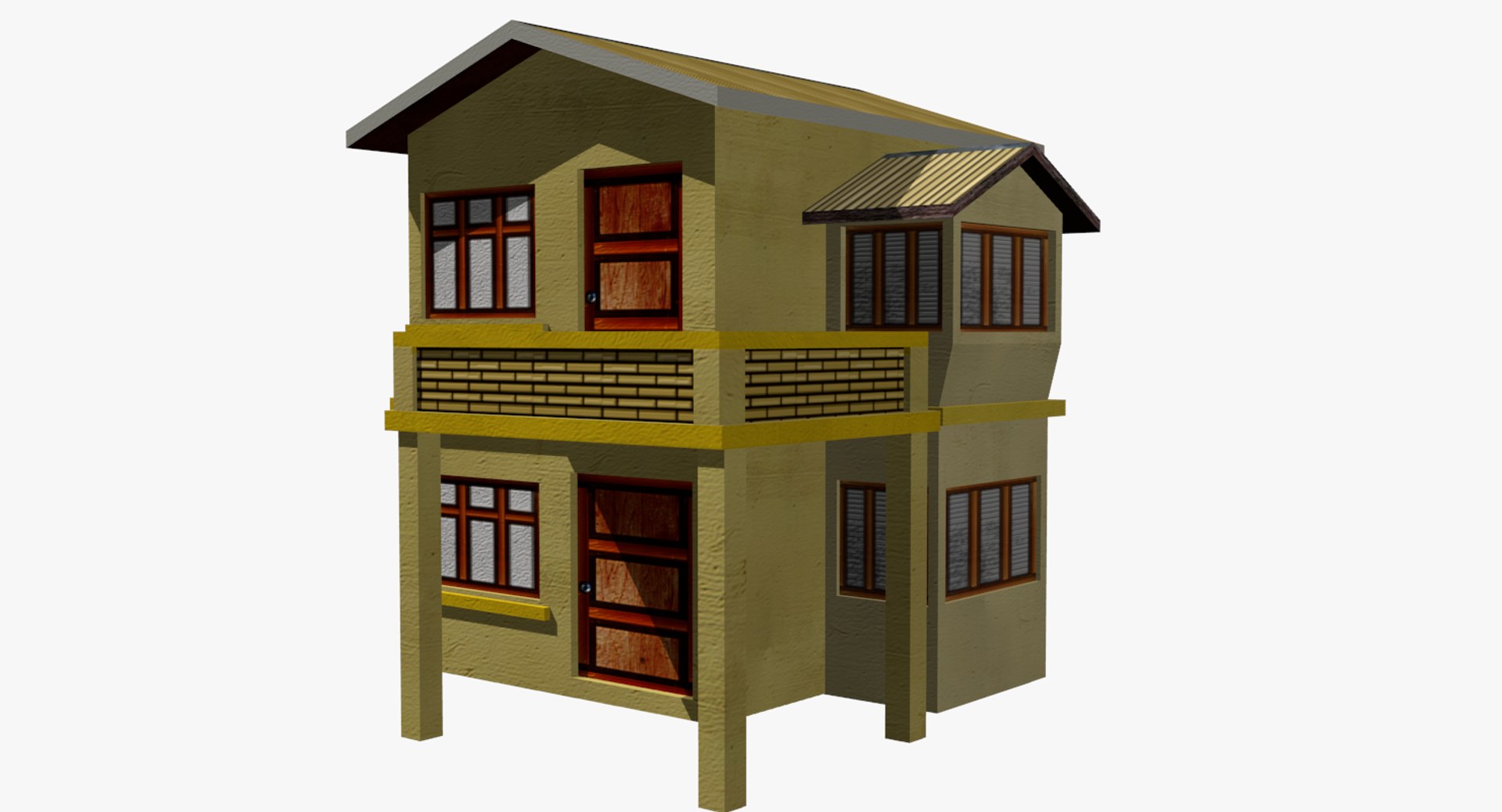 3D House Structural Home Model - TurboSquid 1277540