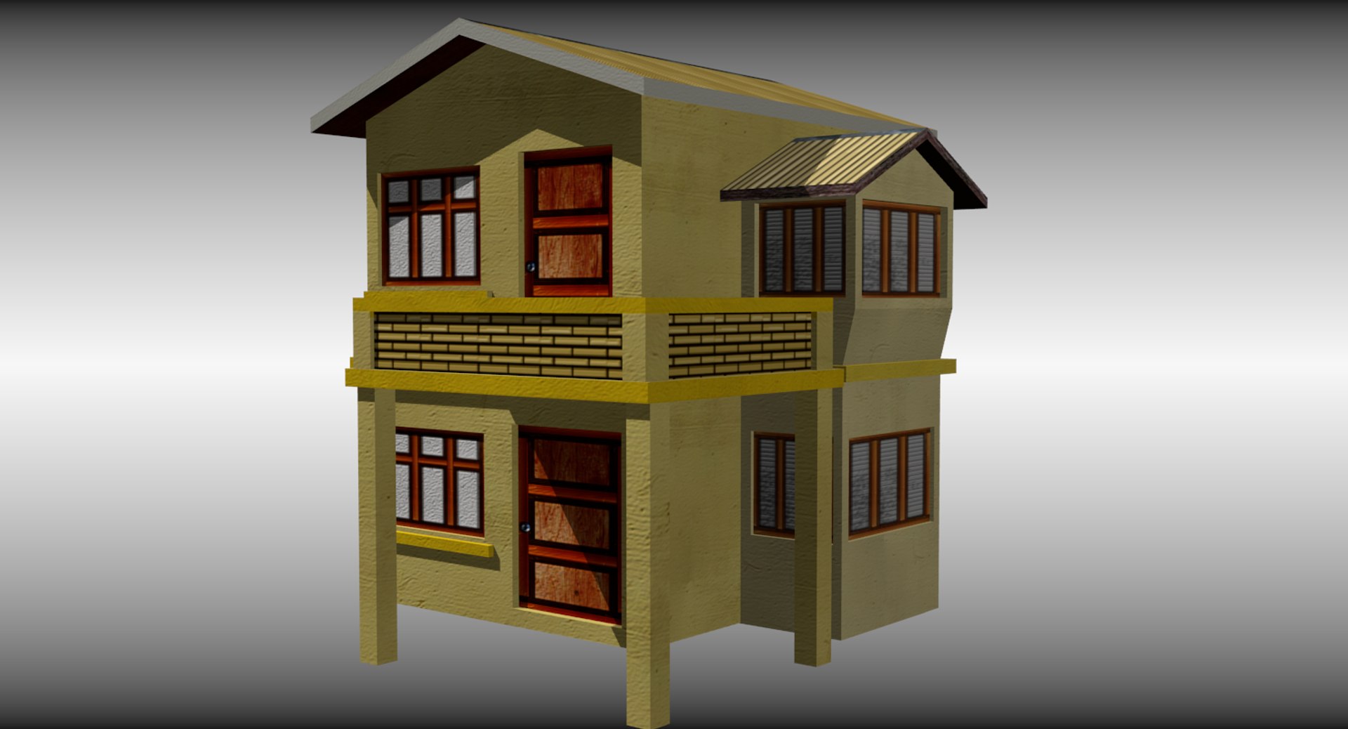 3D House Structural Home Model - TurboSquid 1277540