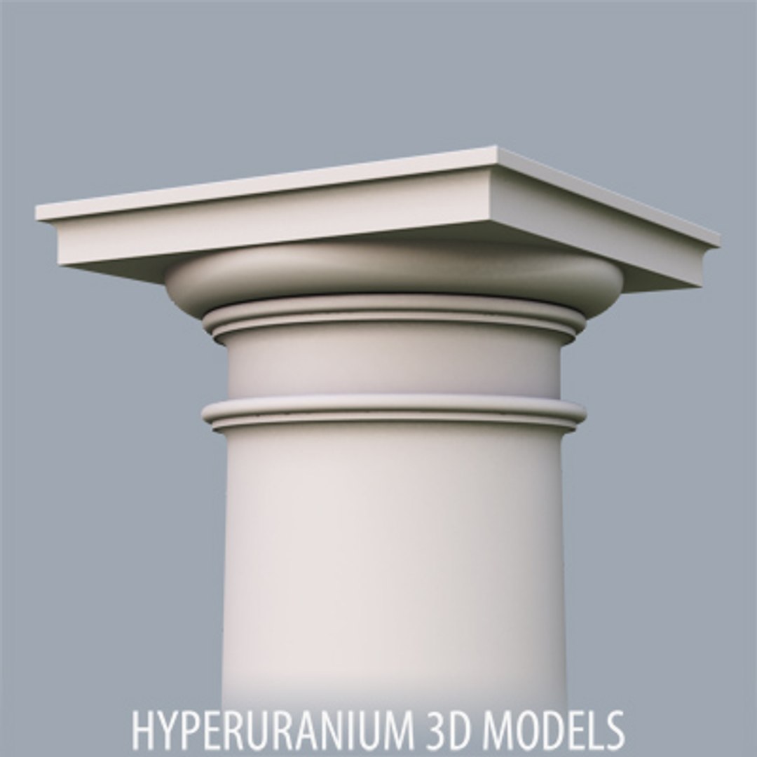 3d Model Tuscan Column