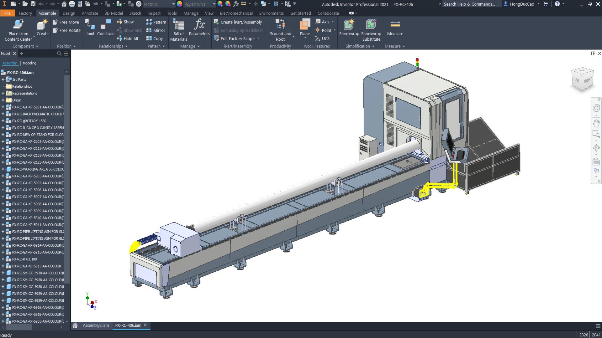 Fiber Laser Cutting Machine 3D Model - TurboSquid 2158179
