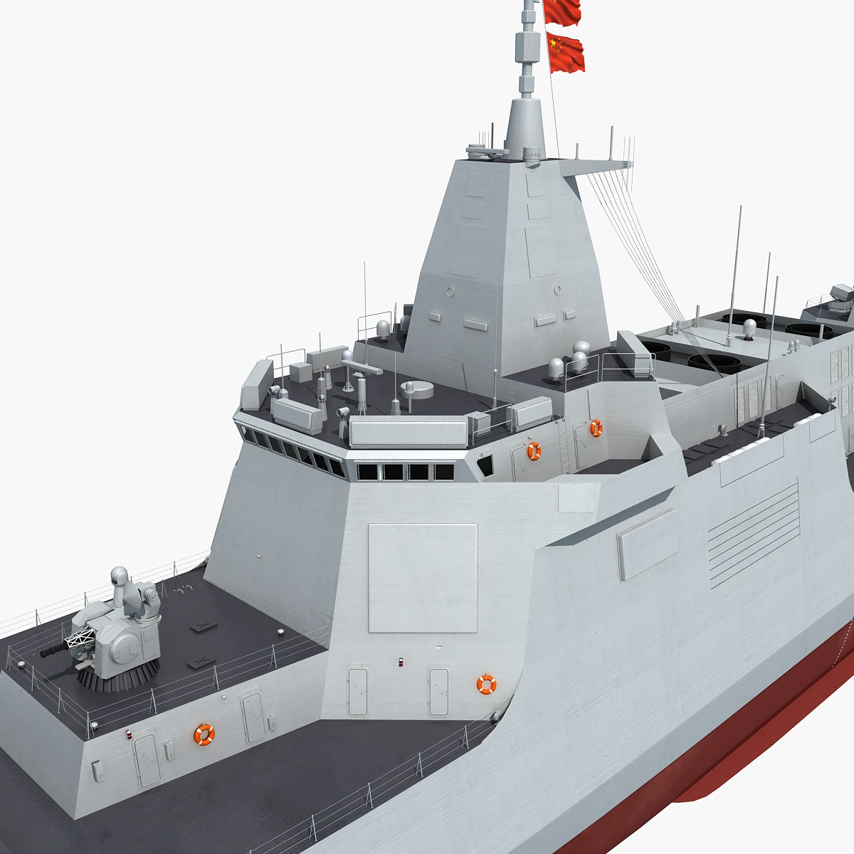 Chinese navy type 055 3D model - TurboSquid 1462532