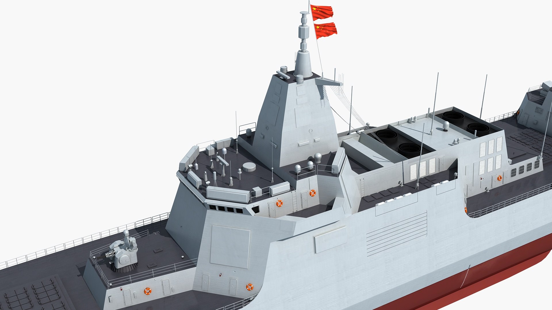 Chinese Navy Type 055 3D Model - TurboSquid 1462532