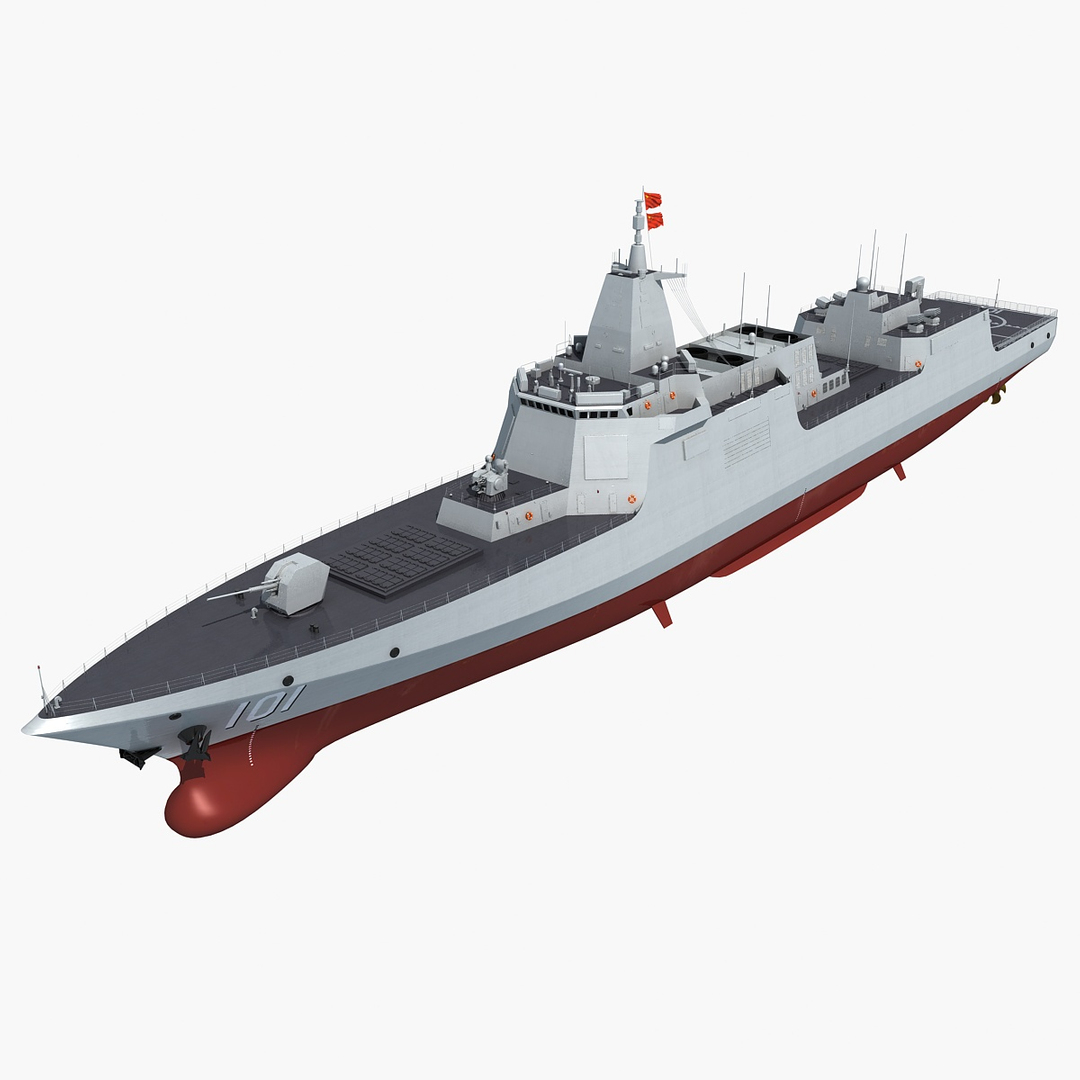 Chinese navy type 055 3D model - TurboSquid 1462532