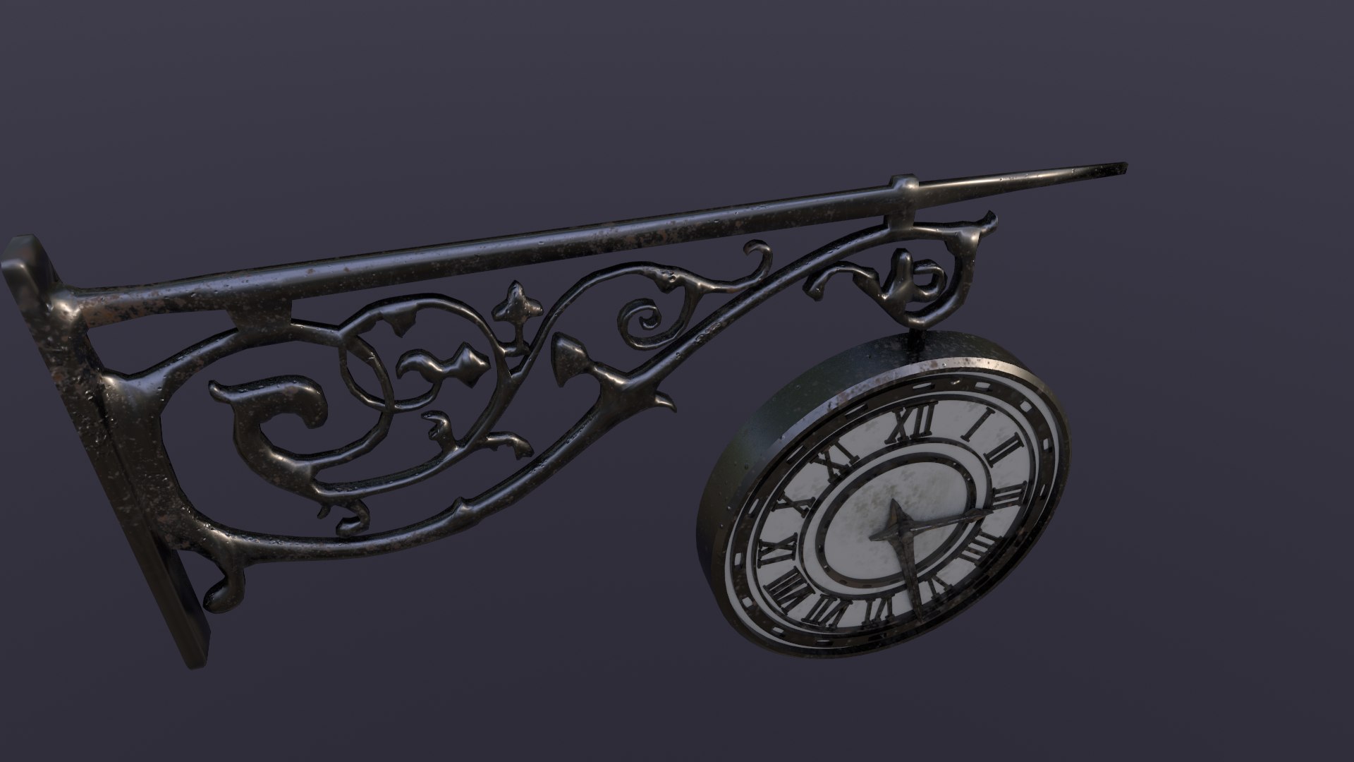 3D model Public Street Clocks - TurboSquid 2123870