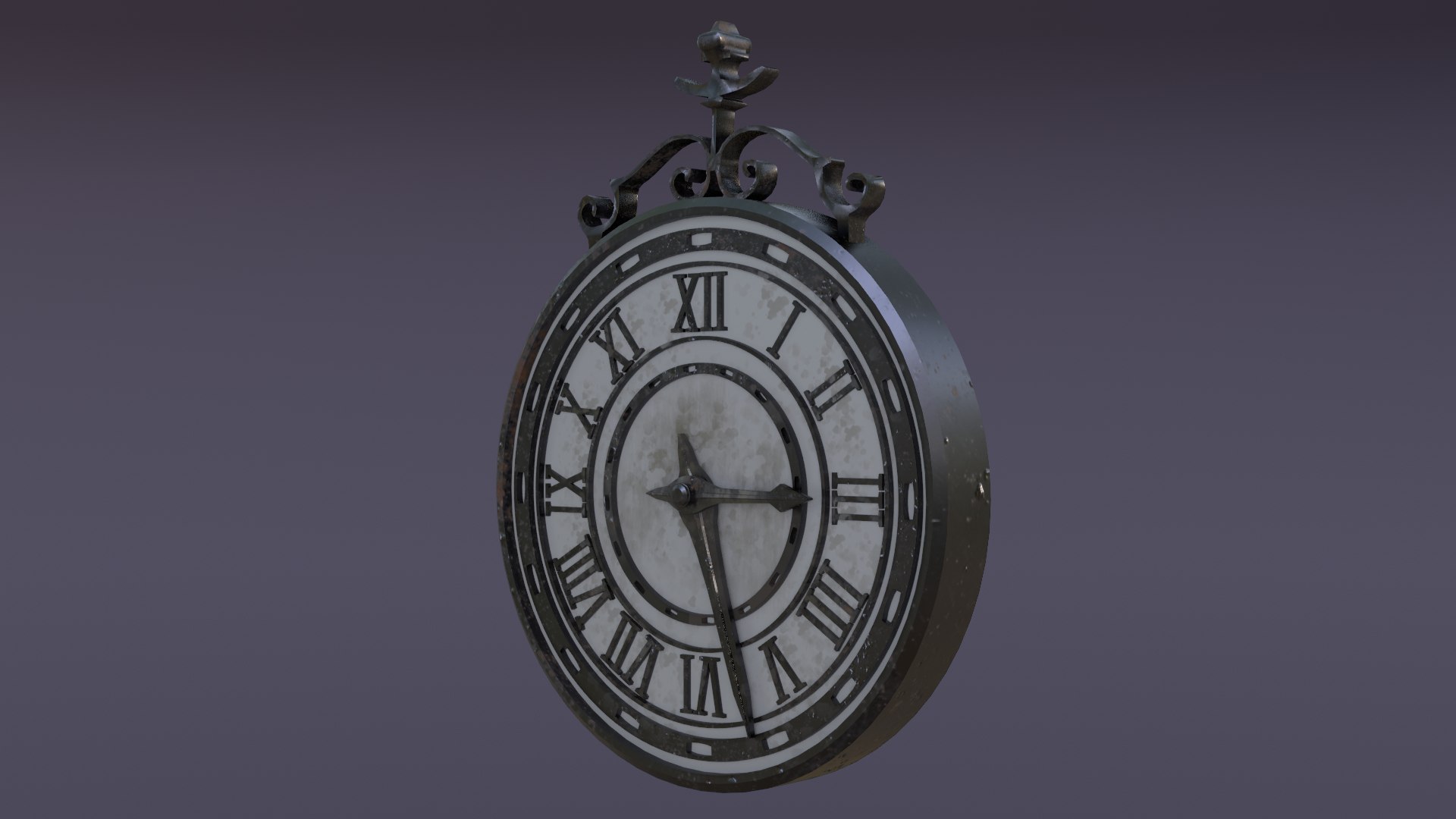 3D model Public Street Clocks - TurboSquid 2123870