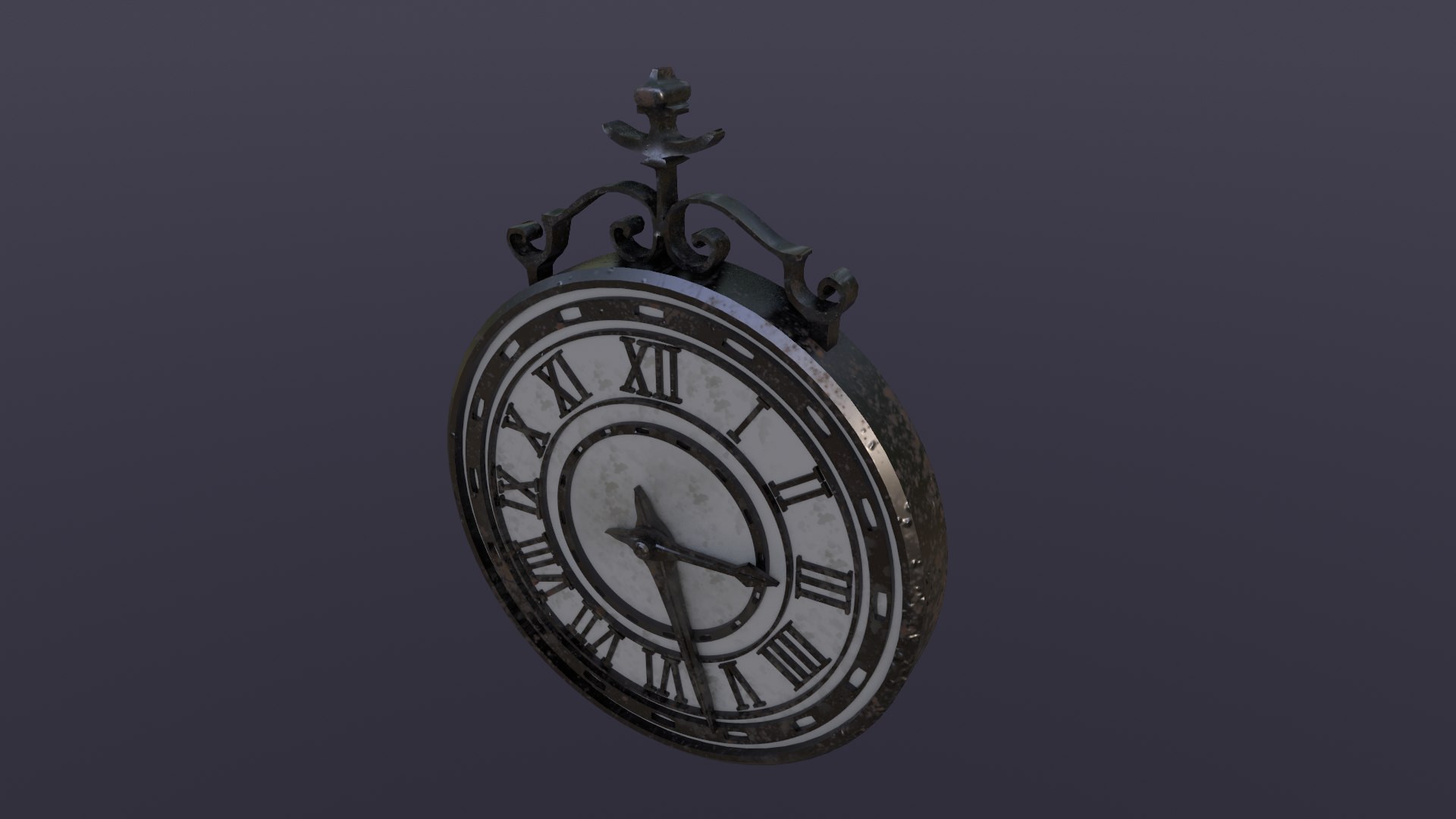 3D model Public Street Clocks - TurboSquid 2123870