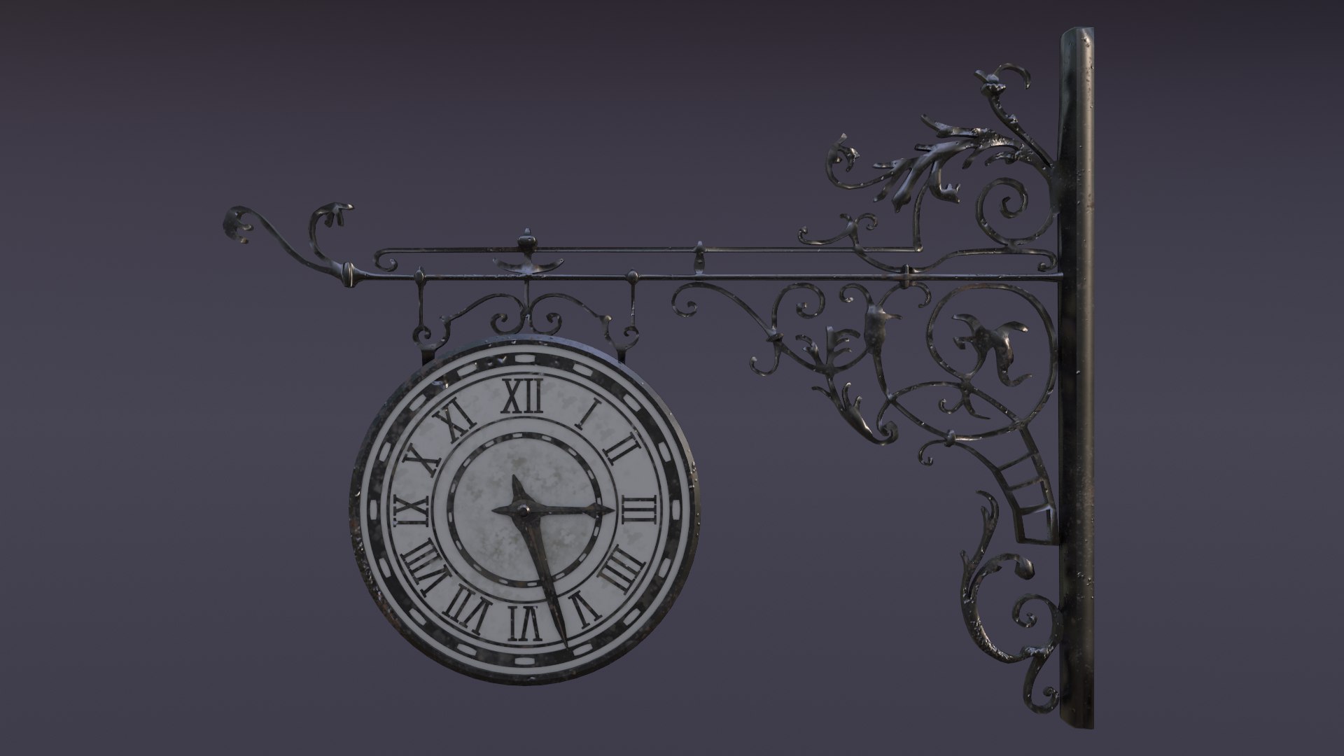 3D model Public Street Clocks - TurboSquid 2123870