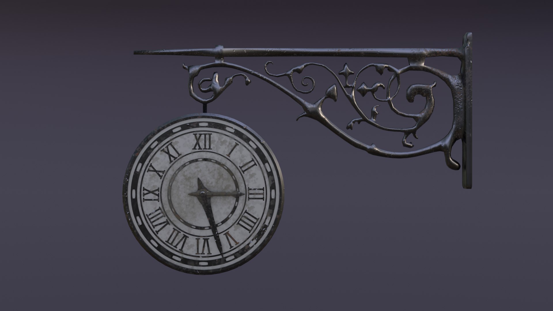 3D model Public Street Clocks - TurboSquid 2123870