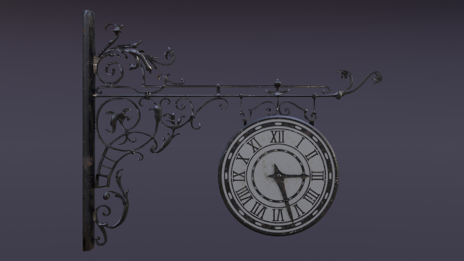 3D model Public Street Clocks - TurboSquid 2123870