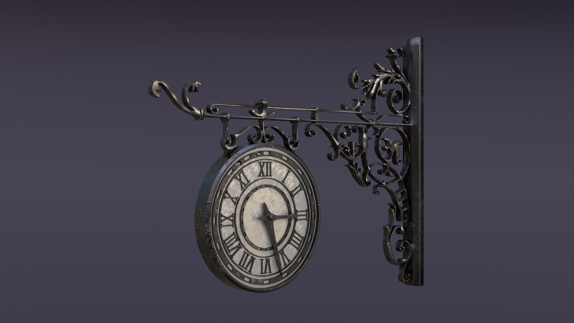 3D model Public Street Clocks - TurboSquid 2123870