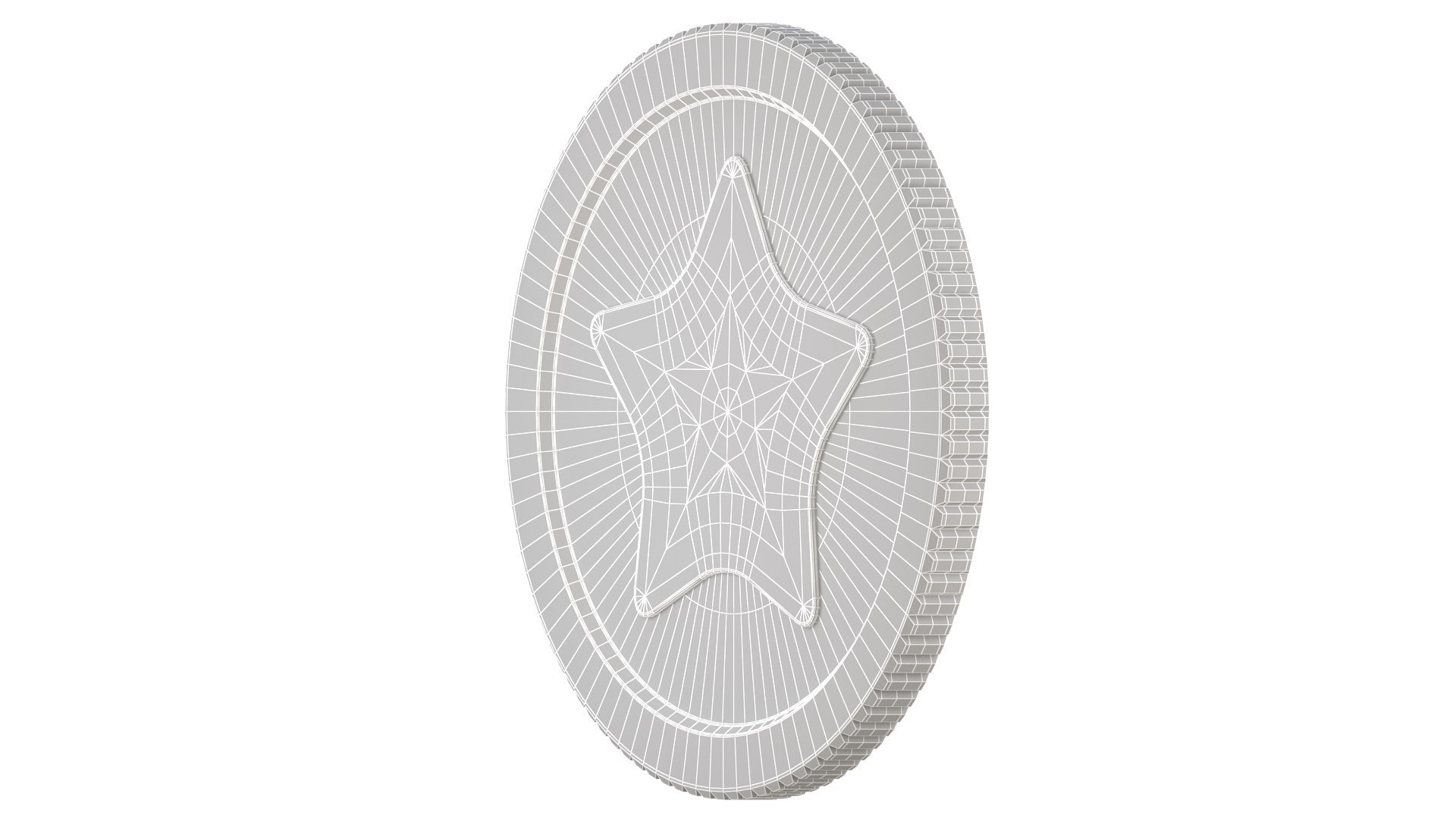 Cartoon Star Coin 3D Model - TurboSquid 1901278