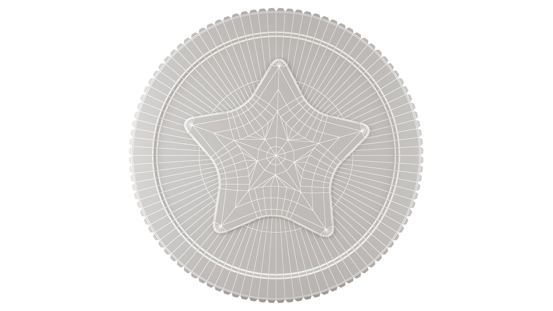 Cartoon Star Coin 3D Model - TurboSquid 1901278