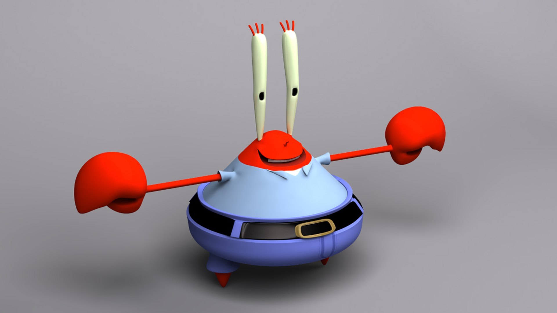 Mr Krabs 3d Model