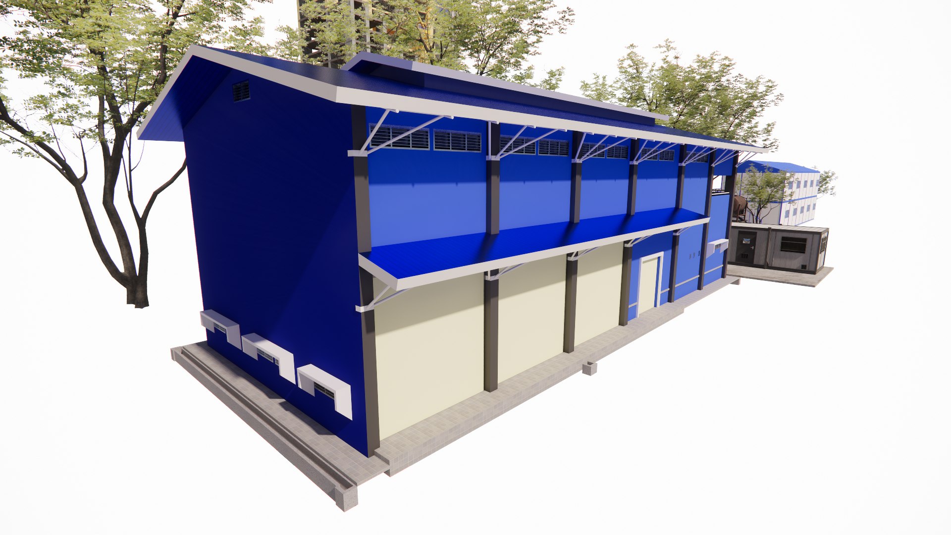 Portable Construction Site Building -A2 Model - TurboSquid 2384839