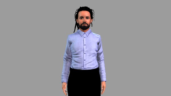 modelo 3d Hombres rastas - TurboSquid 1688627