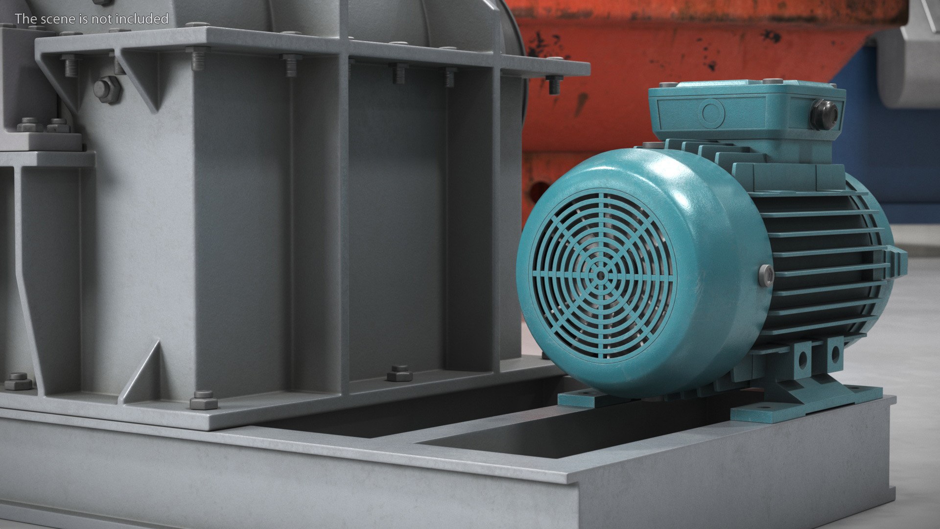 Three Phase Induction Motor 3D Model - TurboSquid 2410916