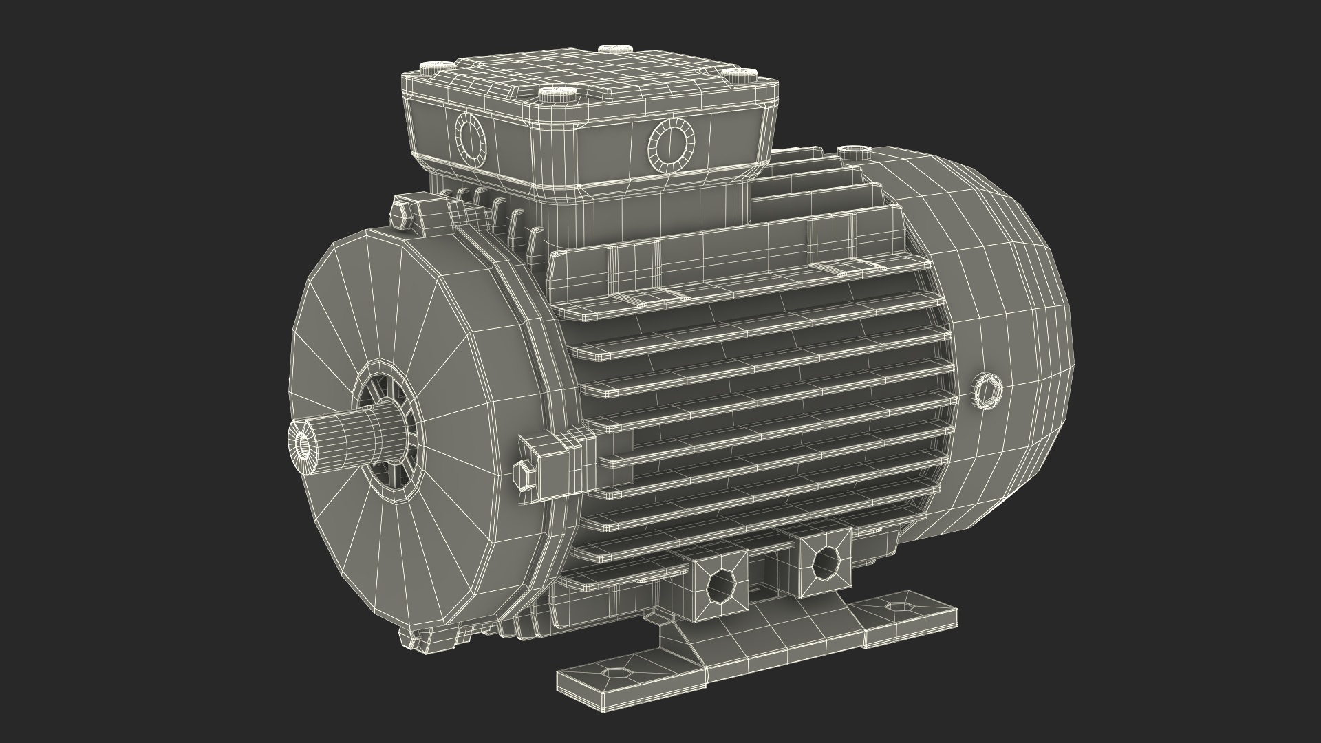 Three Phase Induction Motor 3D Model - TurboSquid 2410916