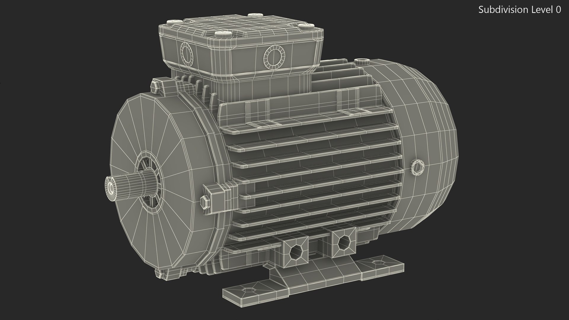 Three Phase Induction Motor 3D Model - TurboSquid 2410916