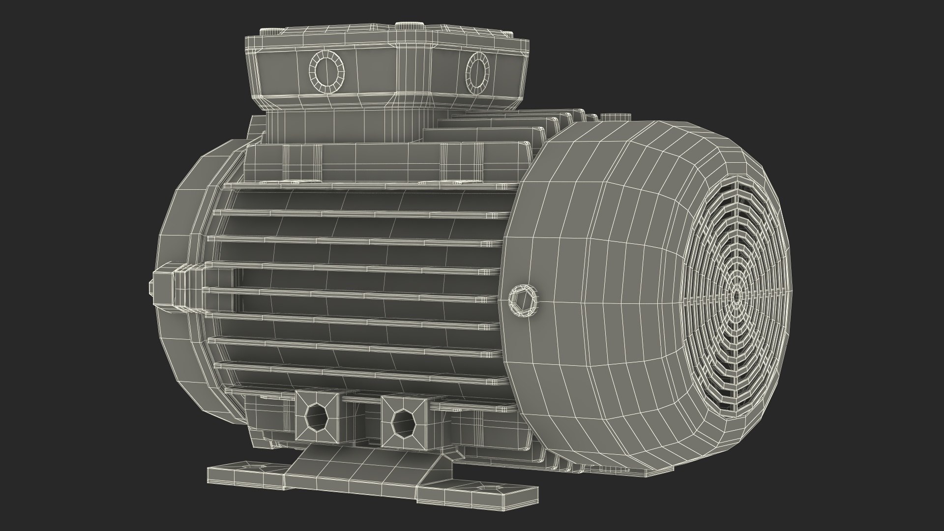 Three Phase Induction Motor 3D Model - TurboSquid 2410916