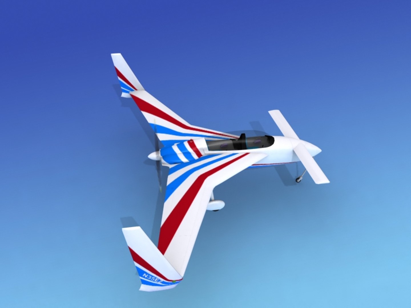 3d Model Rutan Long Ez