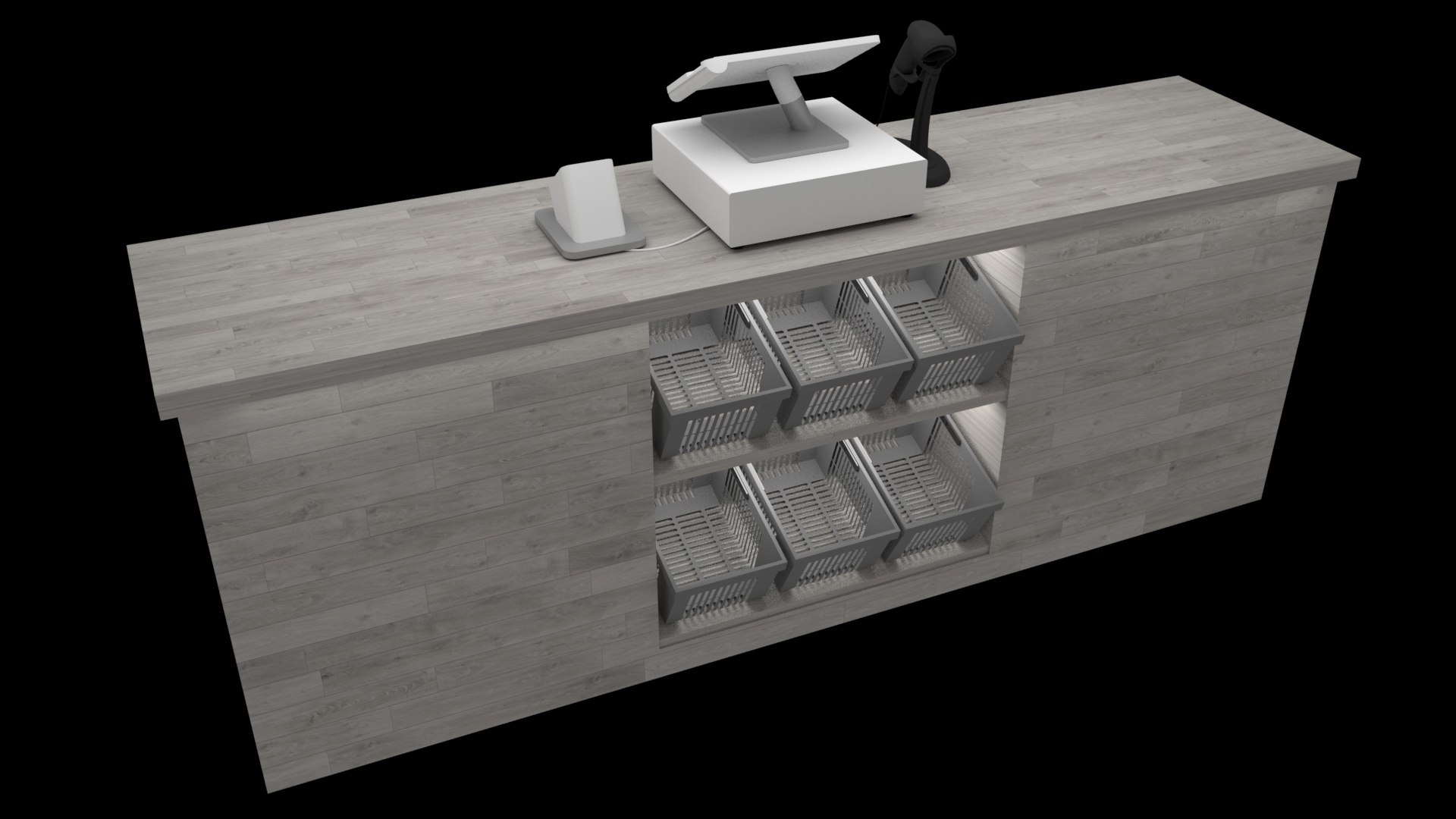 3D Sales Kiosk Checkout - TurboSquid 1765074