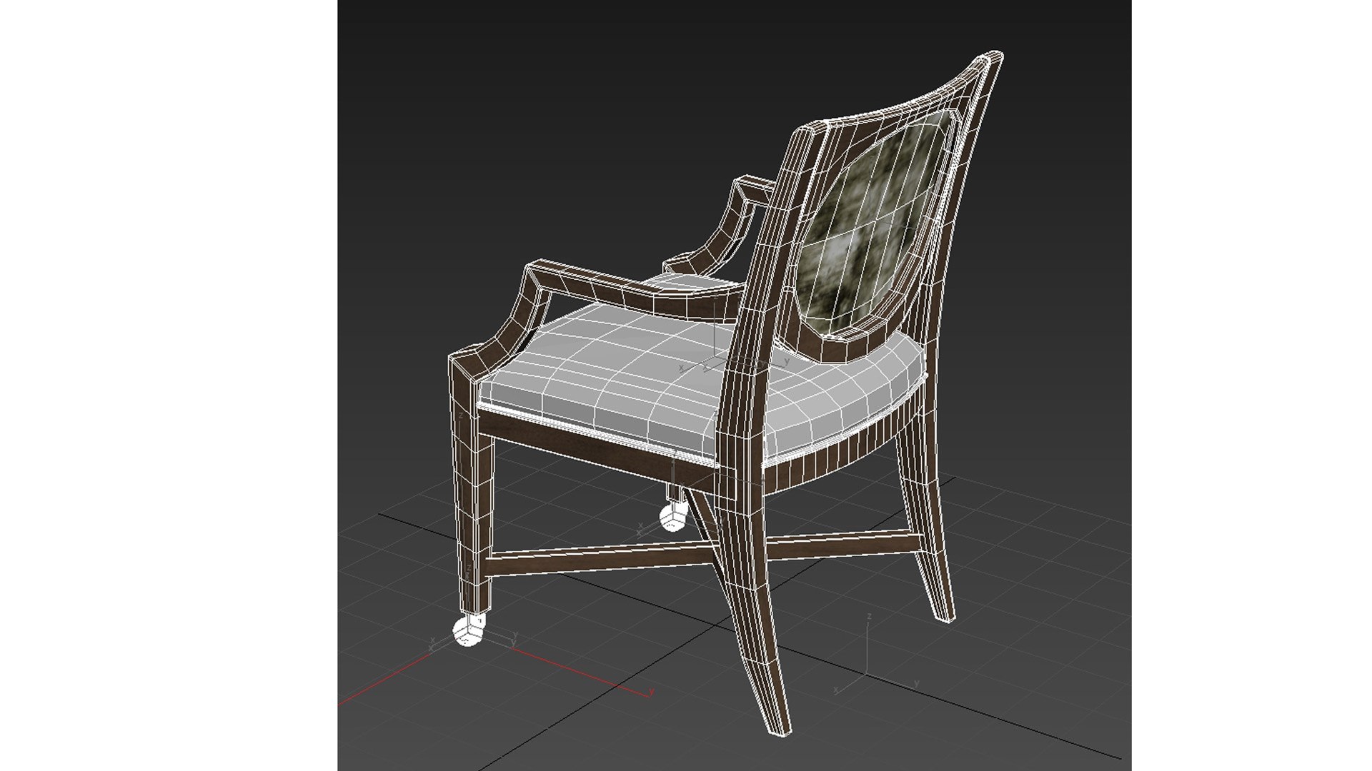 3D Model Fairfield Rocco Arm Chair - TurboSquid 2157742