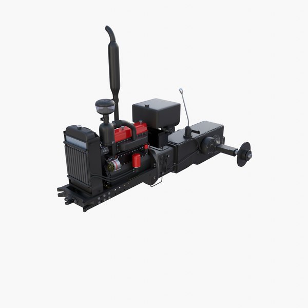 3D Tractor Drivetrain - TurboSquid 1881647