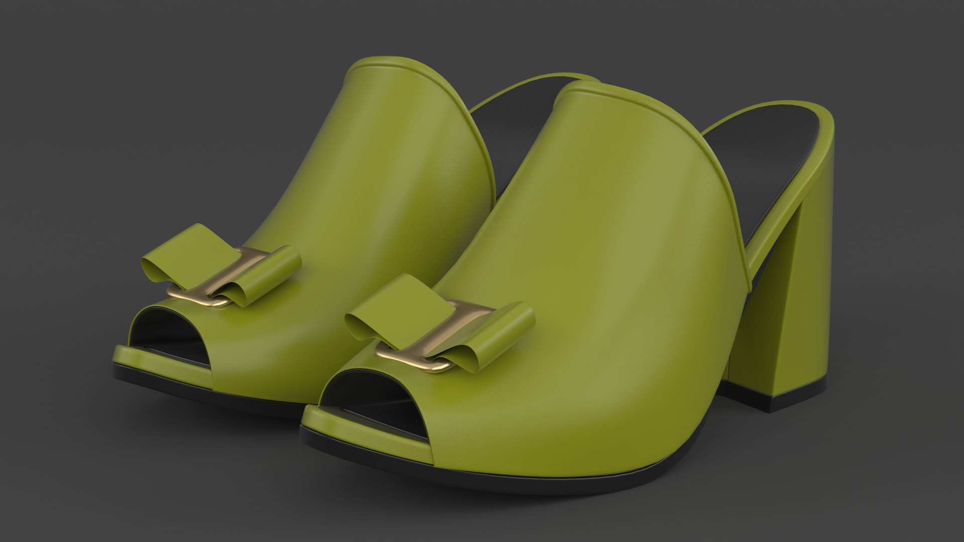 Women Slide Sandal 3D Model - TurboSquid 2237250