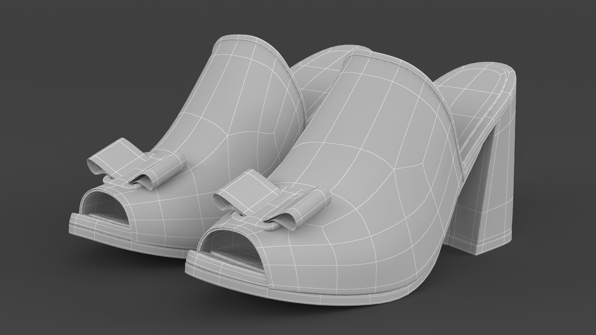 Women Slide Sandal 3D Model - TurboSquid 2237250