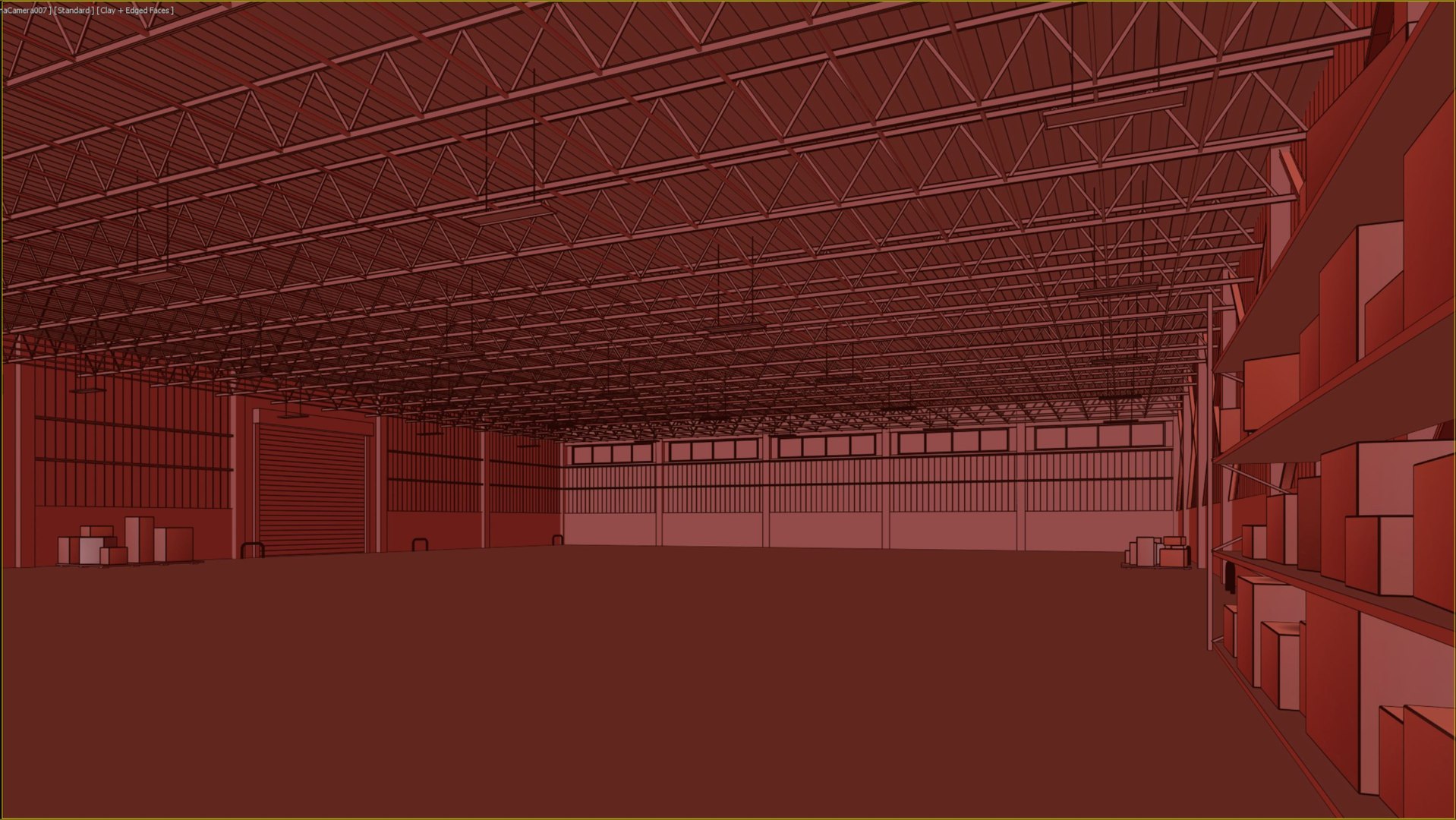 Low Poly Warehouse 05 3D Model - TurboSquid 2092911