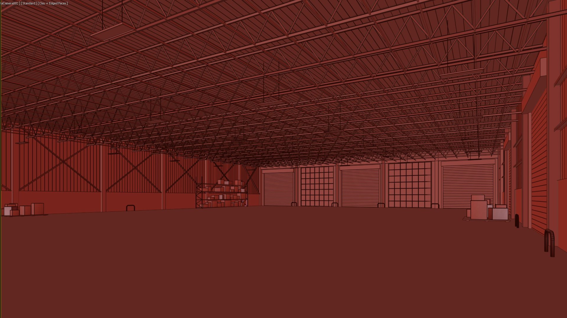 Low Poly Warehouse 05 3D Model - TurboSquid 2092911