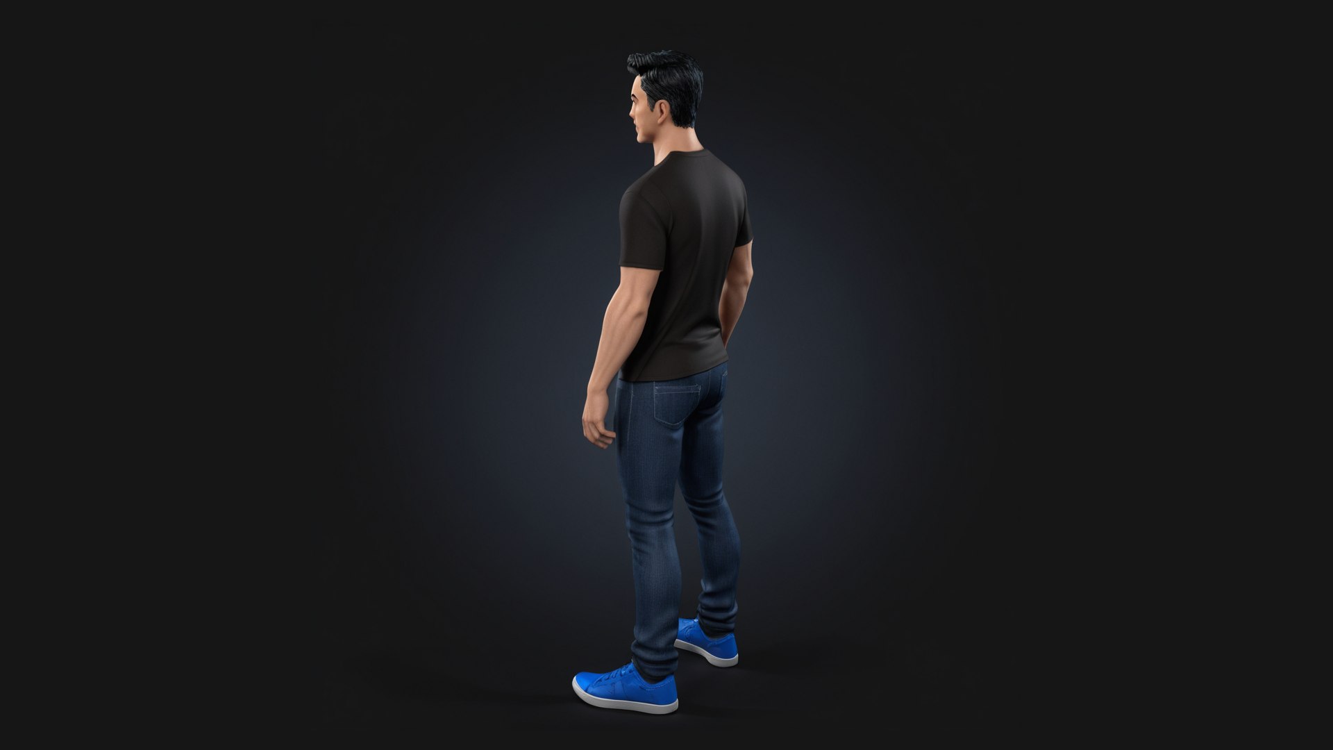 Generic Male In Casual Outfit - Low To Ultra Poly STL Format 3D Model ...