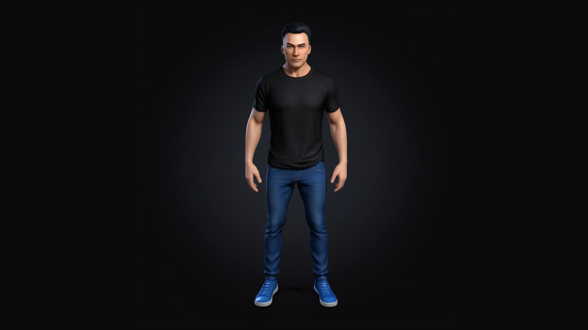 Generic Male In Casual Outfit - Low To Ultra Poly STL Format 3D Model ...