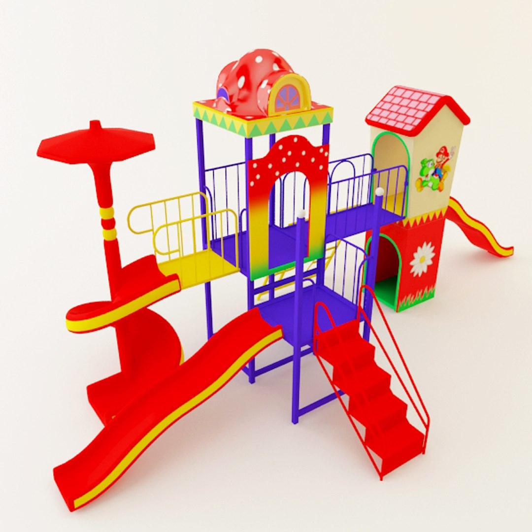 Children Slide 3d Model