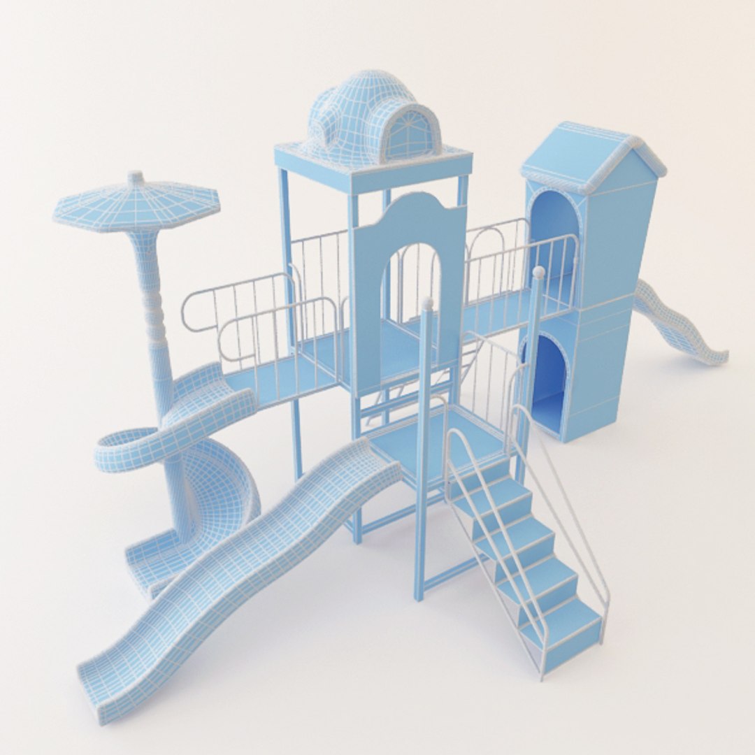 Children Slide 3d Model