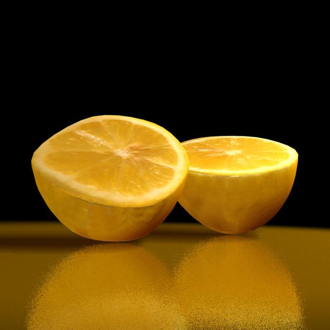 3d model lemon