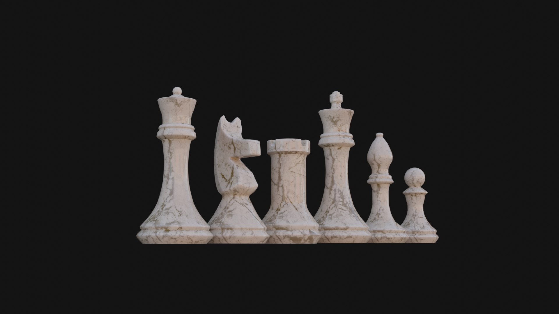 Chess Pieces 3D - TurboSquid 2184249