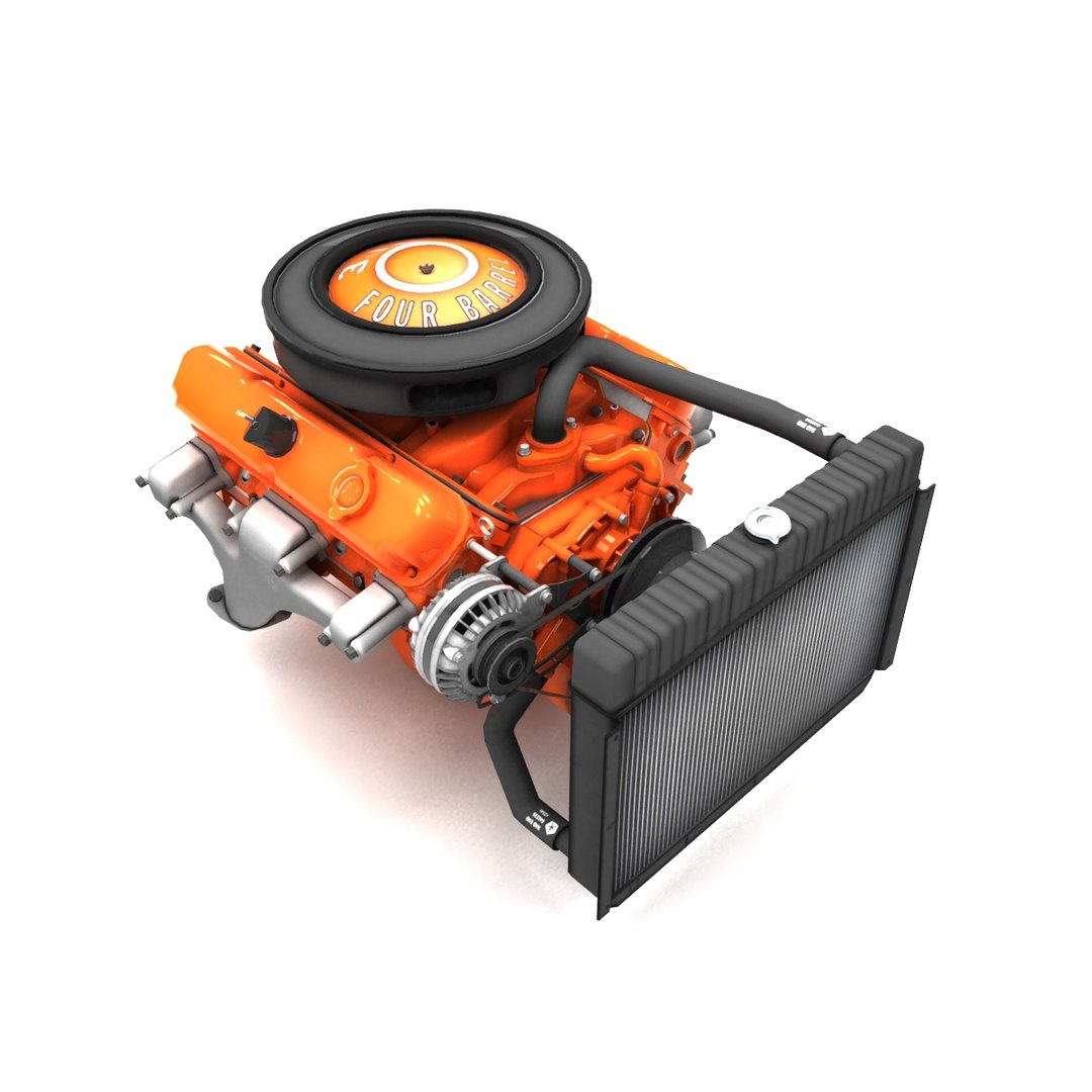 modelo 3d Mopar 340 LA V8 - TurboSquid 641092