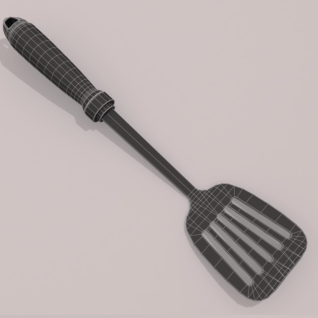 kitchen tools spatula 3d model