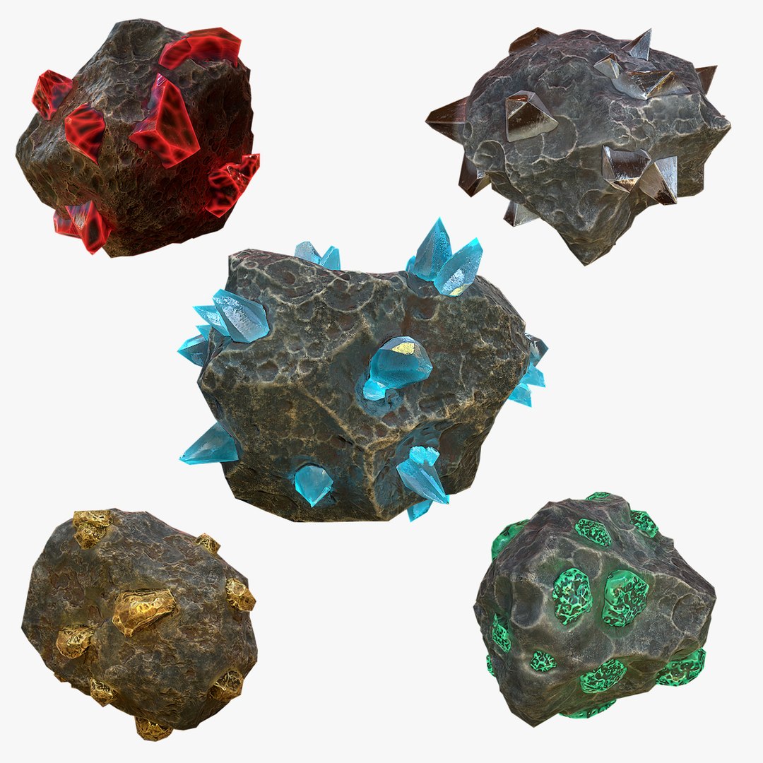 3D Asteroids -Meteorite - TurboSquid 2134221