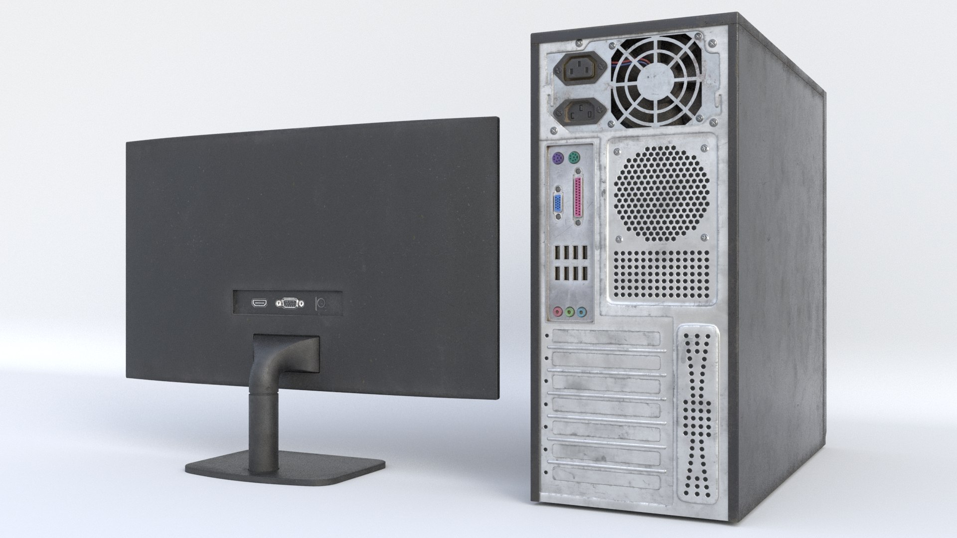 Old Computer PBR 3D - TurboSquid 2364888