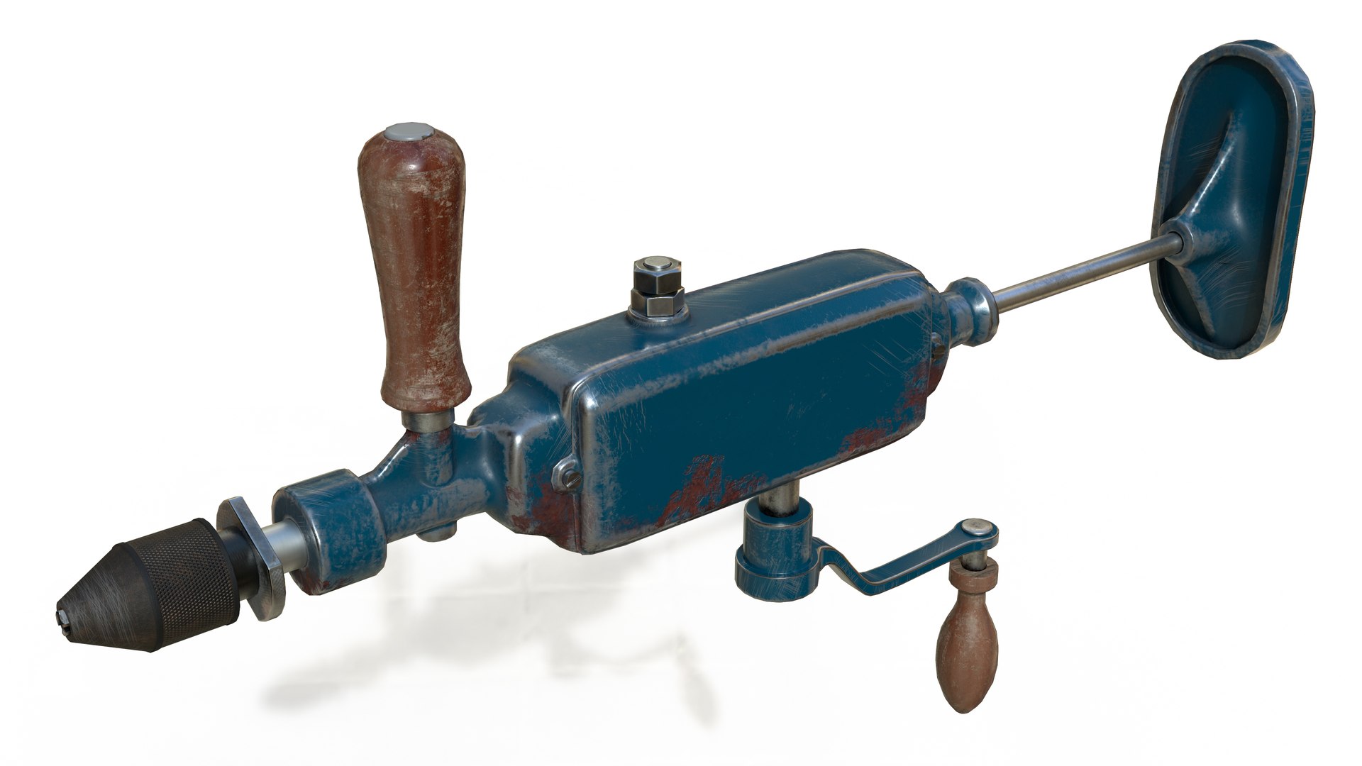 3D Soviet Hand Drill Model - TurboSquid 2069685