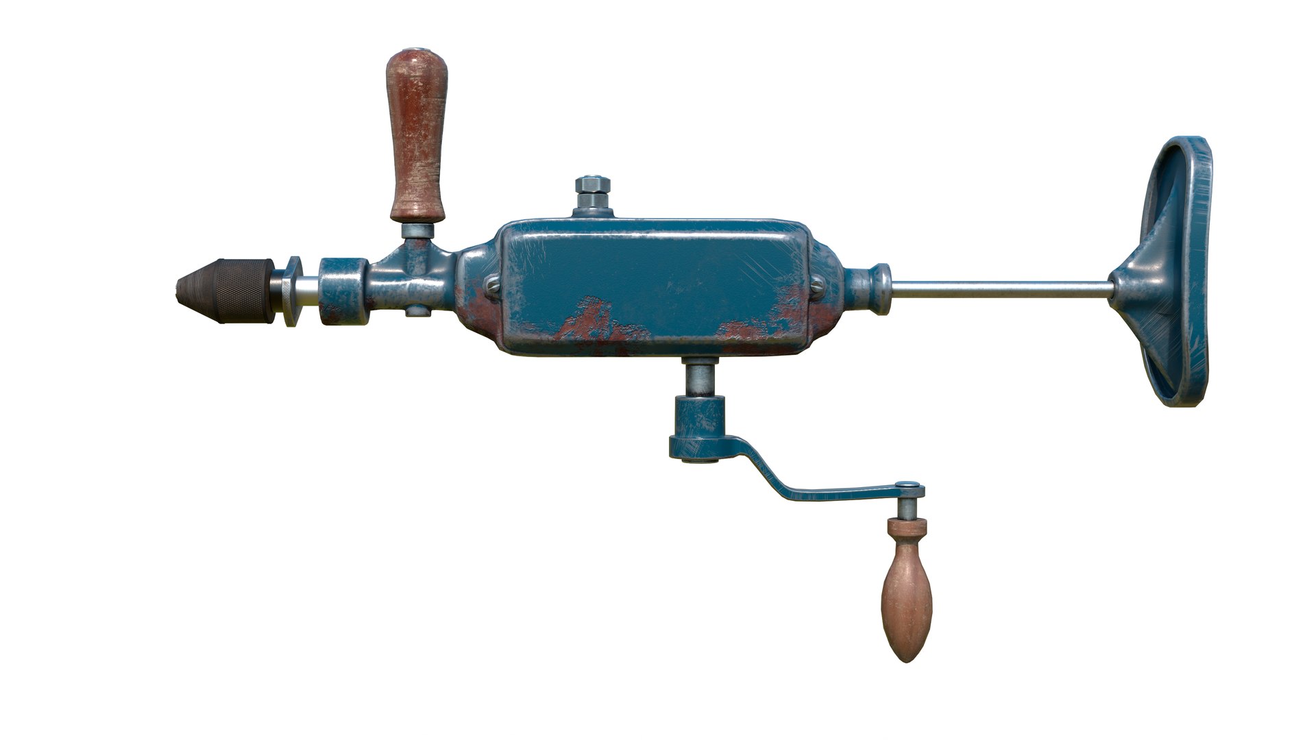 3D Soviet Hand Drill Model - TurboSquid 2069685