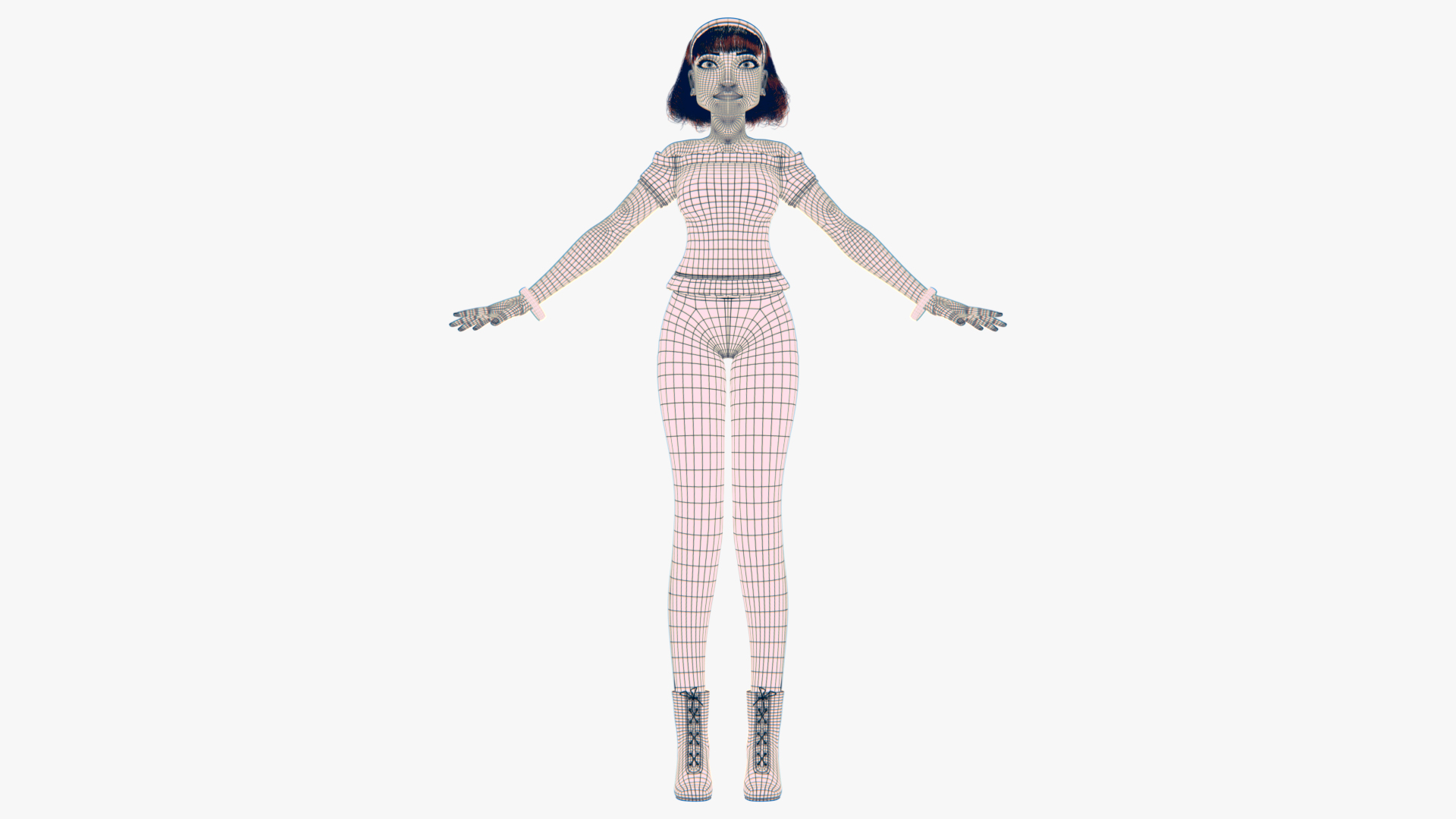 3D Model Angela - A Stylized Girl - TurboSquid 2088881