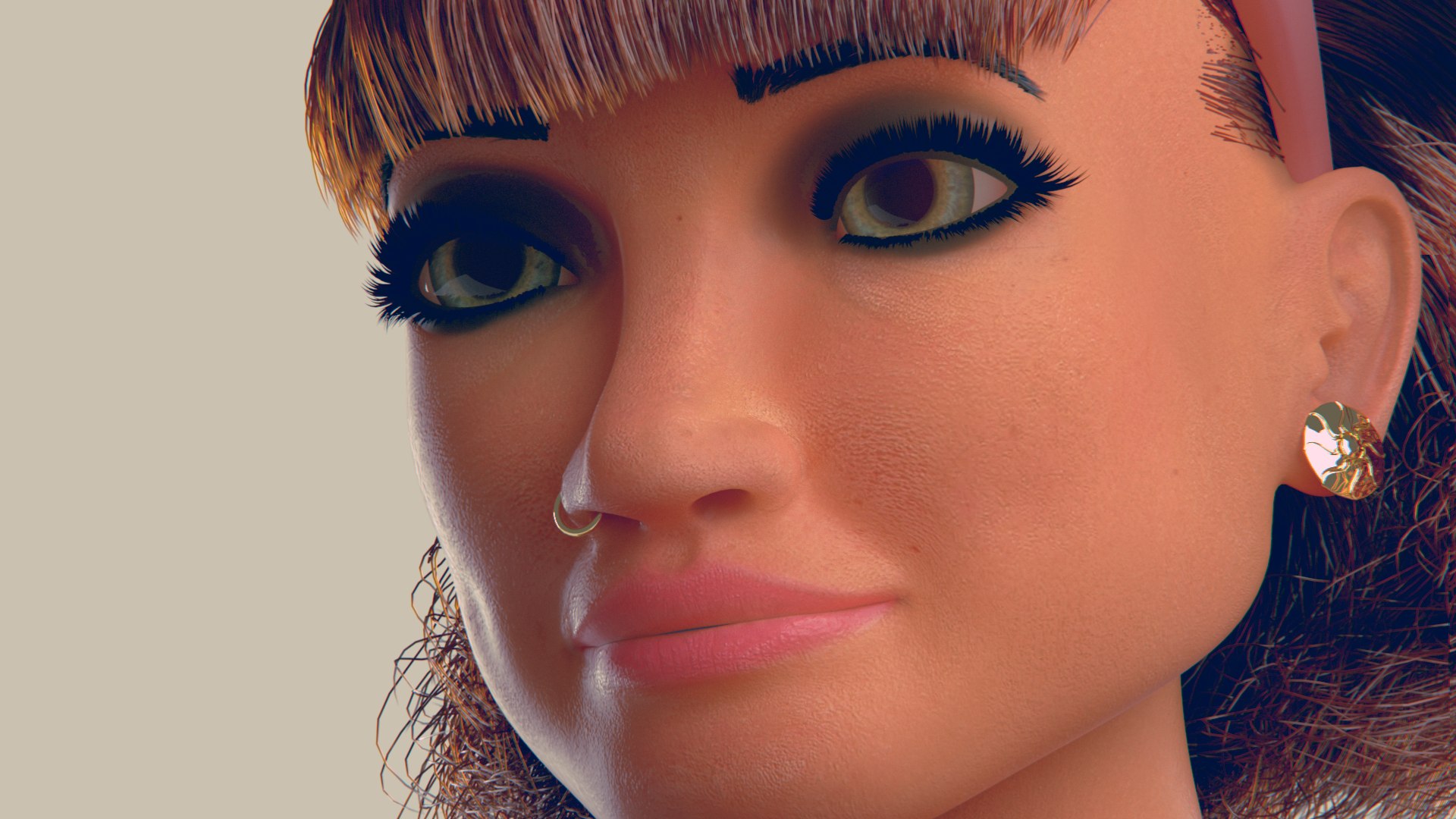 3D Model Angela - A Stylized Girl - TurboSquid 2088881