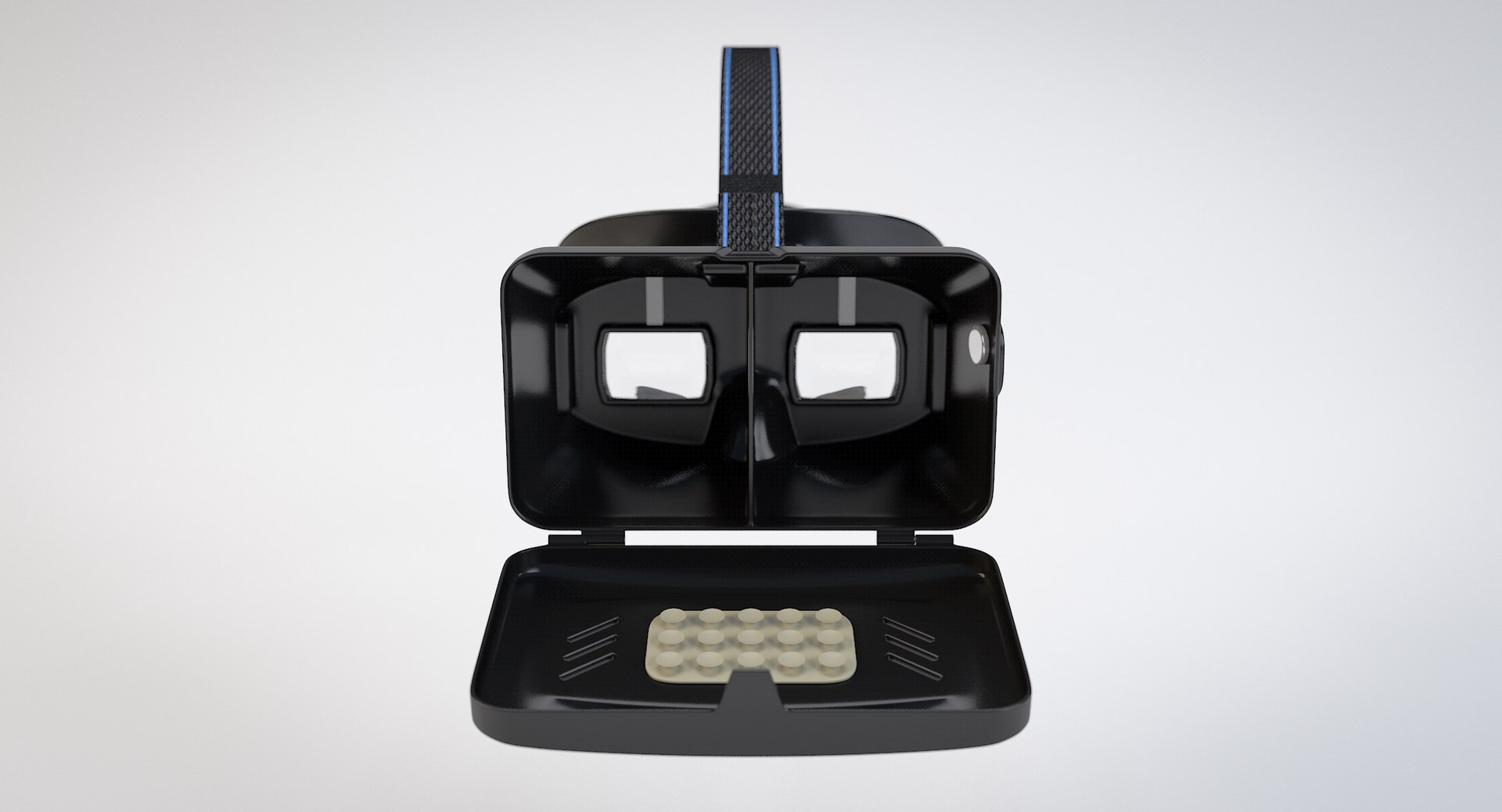 3d Model Virtual Reality Headset Head