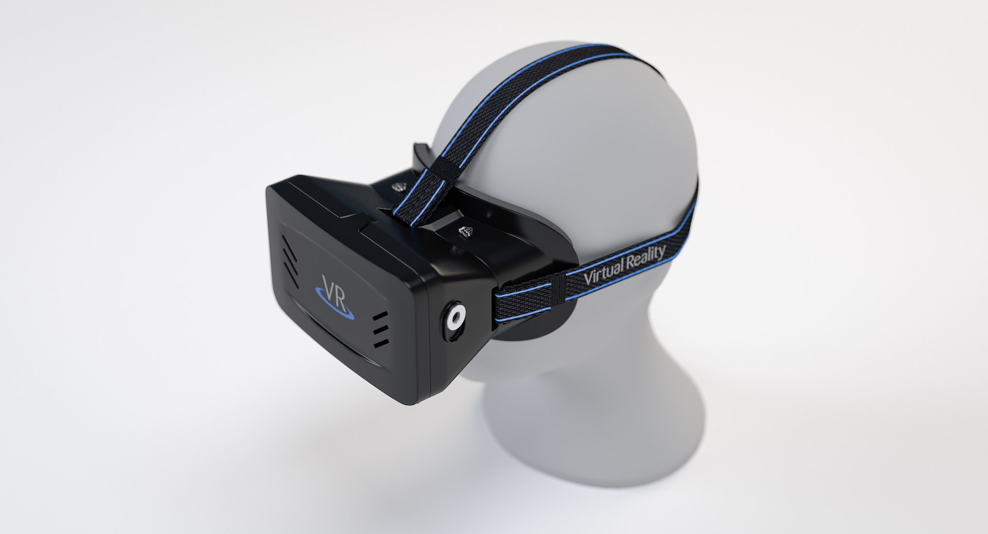 3d Model Virtual Reality Headset Head